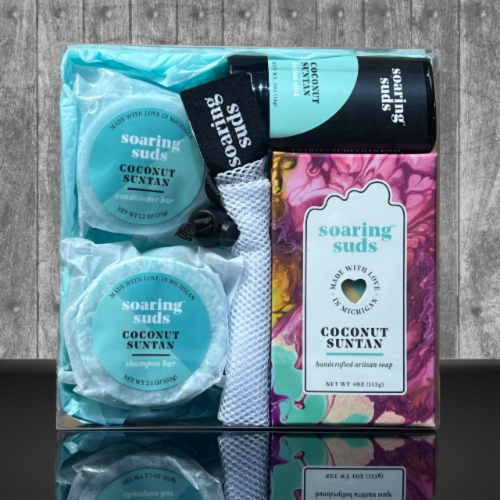 Coconut Suntan Box Set – Soaring Suds Soap Co., LLC
